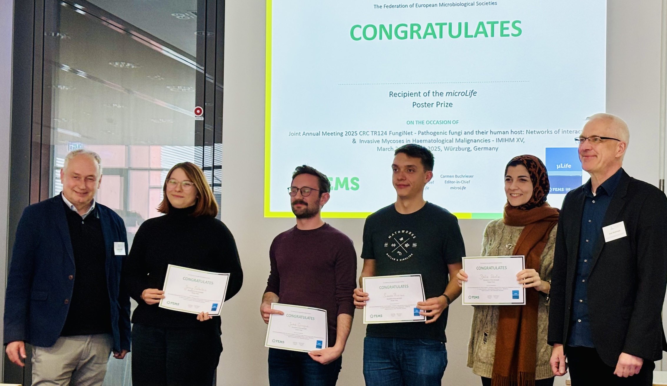 Best Poster Award at International Meeting on Pathogenic Fungi - The Beilhack Lab